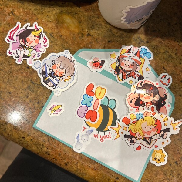 2" Luxiem Sticker Set - Etsy