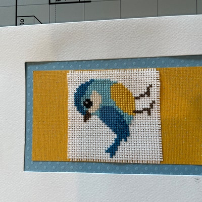 Mini Cross Stitch Pattern. Little Bird. Counted Cross Stitch Chart ...