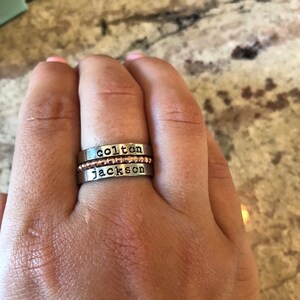 Beaded Spacer Ring Rose Gold Spacer Ring Gold Dot Ring Gold Spacer Ring ...