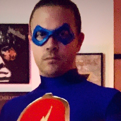 Foam Superhero Mask Standard Domino - Etsy