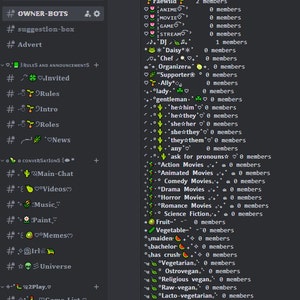Goth Discord Server Template - Etsy