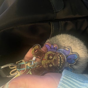 Springtrap, Spring Bonnie, Yellow Rabbit 2.5 Double-sided Acrylic Charm ...