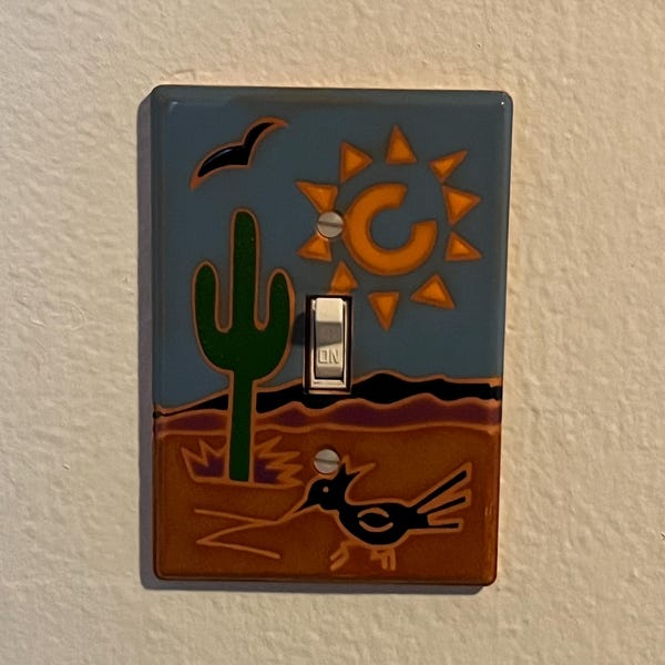 Blue, Solid Royal Blue Color, Light Switch Cover, Single Switch, Double ...