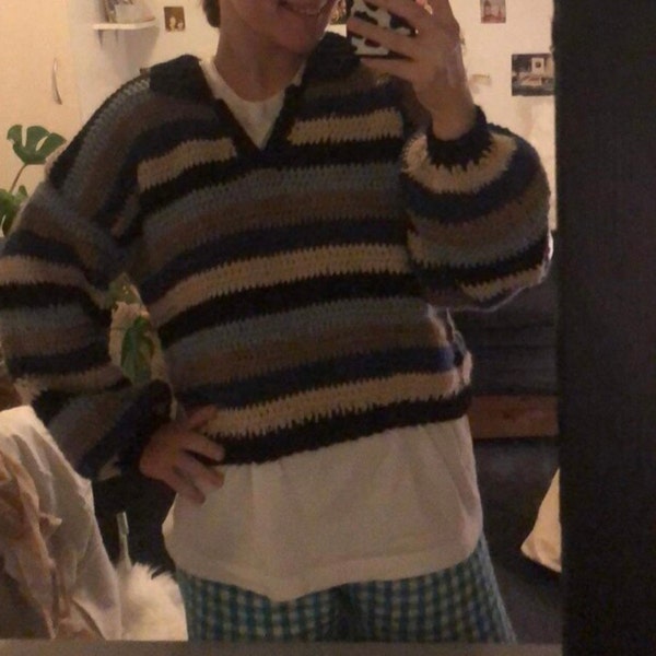 Crochet Sweater PATTERN PDF - Marcelie Sweater - Etsy