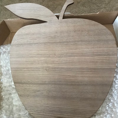 Apple Cutout-laser Cut Apple-apple Shape - Etsy