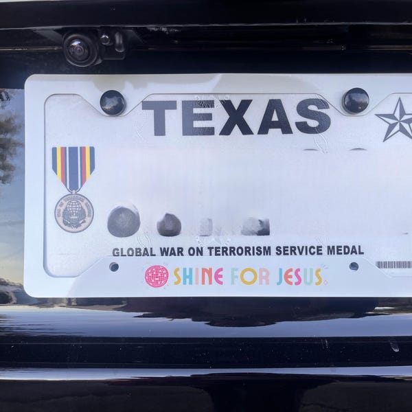 Jesus Loves You, Christian License Plate, Car Accessories, Car Tag ...