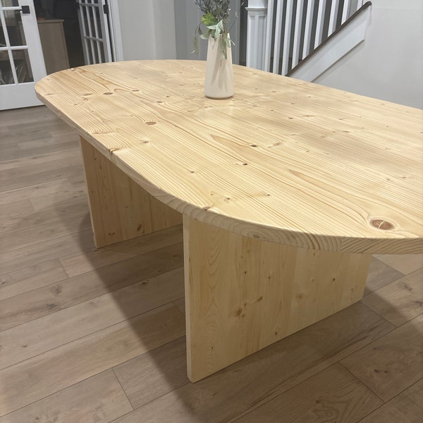 Maple Farmhouse Table, Custom Maple Hardwood Table, Farm Table With ...