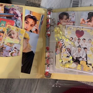 A5 Kpop Photocard Binder Custom Deco K-pop Collect Book Holds up to 160 ...