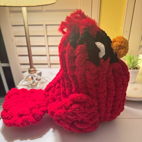 Fingerknit Chunky Elephant Plushie Pattern With Video Tutorial Elephant ...