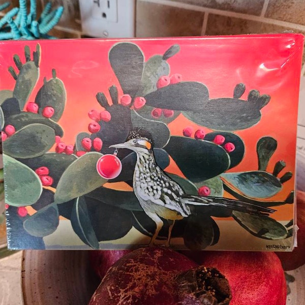 Western Road Runner Christmas Card - 18 Western Cards and Envelopes ...