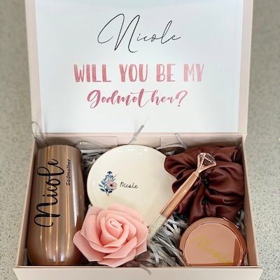 Personalized Godmother Gift Box Be My Godmother Box Proposal - Etsy