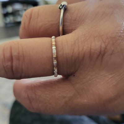 CUSTOM Morse Code Ring, Personalized Morse Code Ring, Any Word, Date ...