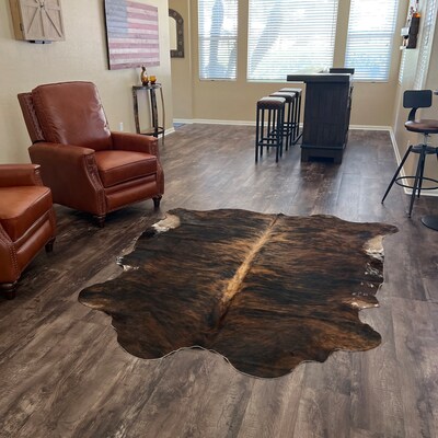 100% Genuine Leather Real Cowhide Rug in Authentic Zebra Animal Print ...