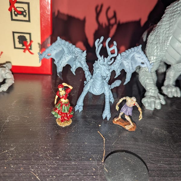 Gingerbread Dragon Dungeons and Dragons Miniature for Ttrpgs Tabletop ...