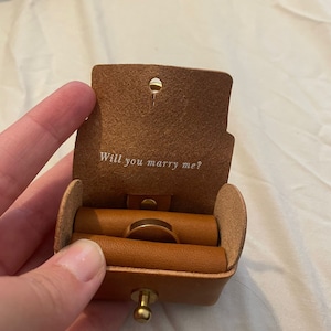 Personalised Dog Proposal Engagement Ring Pouch Pet Proposal Idea ...