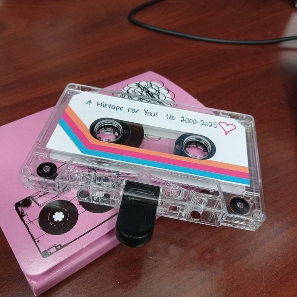 4GB/8GB/16GB USB Mixtape - Retro Anniversary Gift , Loved One, Cute ...