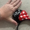 Personalized Mickey or Minnie Ears, Custom Mickey Ears, Personalized ...