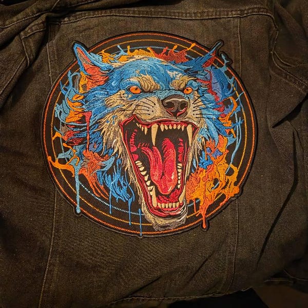 Jesus Embroidered Patch - Large, Detailed Iron-on Christian Faith ...