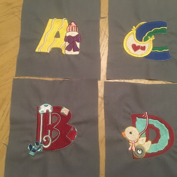 Baby Machine Embroidery Font Monogram Alphabet, Baby Embroidery Font ...