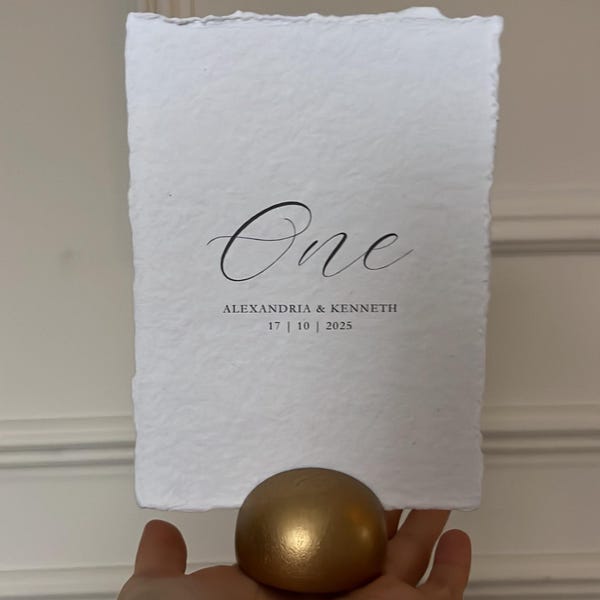 Wedding Menus on Linen Cardstock // Wedding Breakfast, Dinner Menu for ...