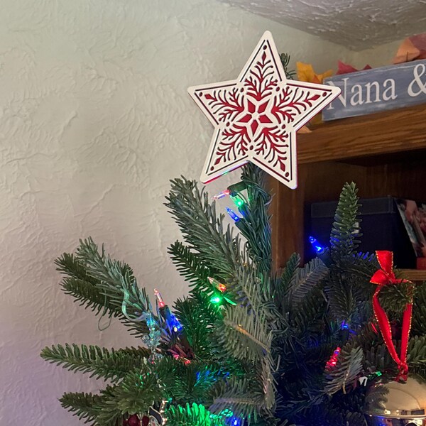 Peace Sign Tree Topper, Peace Christmas Tree Topper, Peace Sign Topper ...