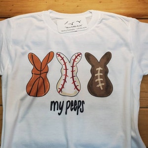 Easter Sports Boys Digital Download Easter Sports Peeps Sublimation ...