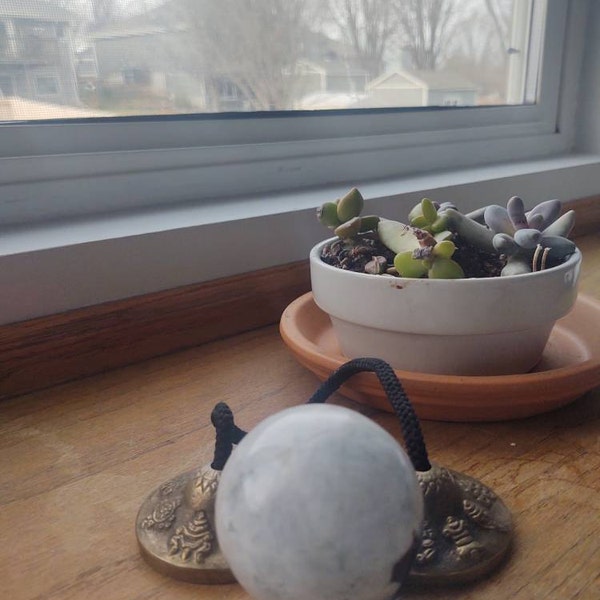 LARGE!!! RAINBOW MOONSTONE Sphere Natural Stone Hand Carved Gemstone ...