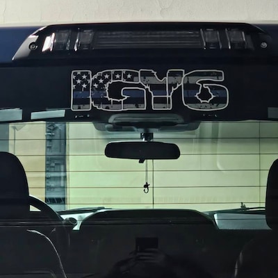 LEO Blue Police Badge Vehicle Decal. Vinyl Decal. Law Enforcement ...