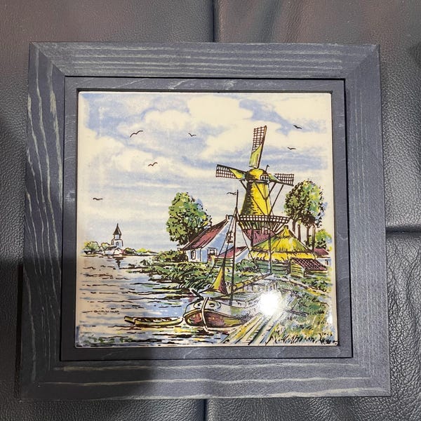 Robust Wooden Ceramic Tile Frame Customizable for Tile Art Real Wood ...