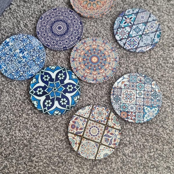 Mediterranean Style Placemats Placemats Set of 2, 4, 6 Placemats and ...