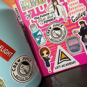 Airport Standby Netflix Flight Attendant Sticker - Etsy