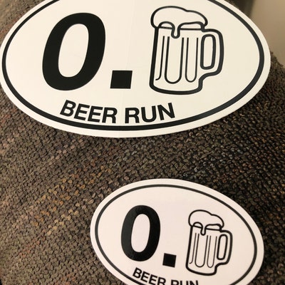 Beer Run Magnet Decal Car / Truck / Camper / Bumper / Cooler - Etsy