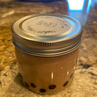 Boba Milk Tea Slime Popular Slime thick Glossy Popular Slimetaro Milk ...