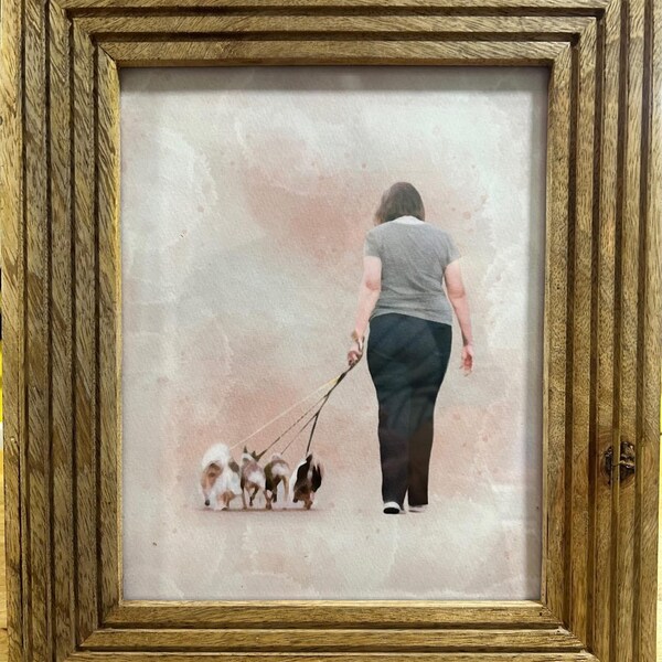 Custom Memorial Drawing, Add Deceased Loved One, Family Portrait ...