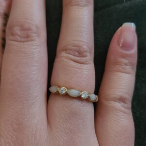 Stackable Breast Milk Ring Breastmilk Jewelry Ring Rose, Yellow Gold or ...