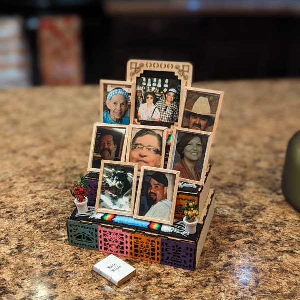 1:12 Day of the Dead Altar Laser Cut Dollhouse Miniature Ofrenda KIT ...