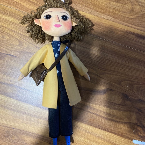 Anthropomorphic Doll Bird Boudoir Doll Poseable Art Doll Animal ...