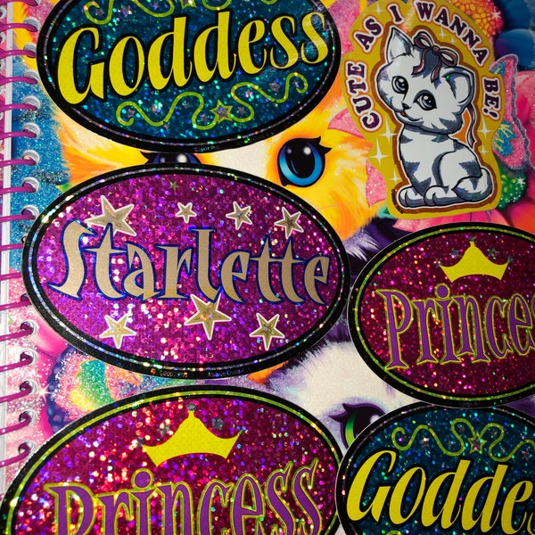 Vintage 90s Vending Machine Holographic Personality Stickers - Etsy