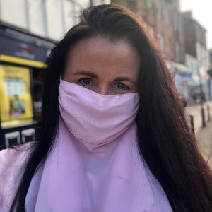 Lightweight Chiffon Face Mask Weightless Sheer Chiffon Face - Etsy