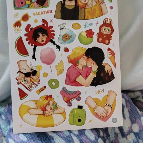 Rumi Huntrix Sticker Sheet: Kpop Anime Fan Art - A6 Paper Stickers - Etsy