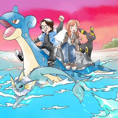 Pokémon Art Commission Pokemon Family Portrait, Custom Pokemon Avatar ...