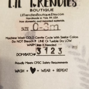 150 Tagless Clothing Labels, Made in USA - Etsy