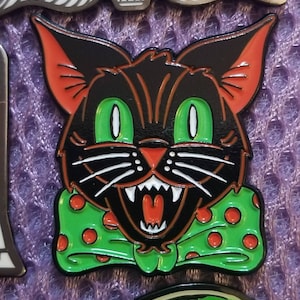 Witch Halloween Hooligan Enamel Pin - Etsy