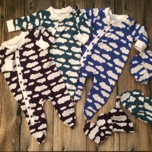 Baby Footed Coverall Pattern // Pdf Download // Photo Tutorial | Etsy