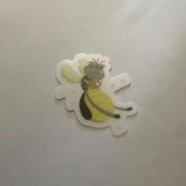 Ray With Evangeline Plushie Transparent Disney Laptop Stickers ...