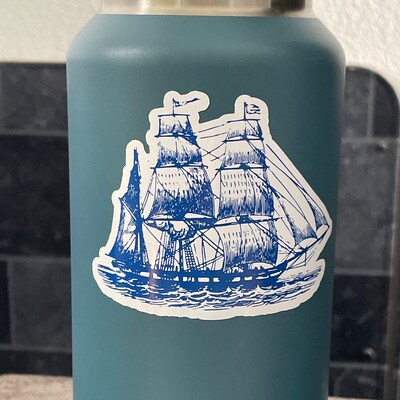 Sailing Ship Stickers, Nautical Stickers, Sailing Decals, Old Tall ...
