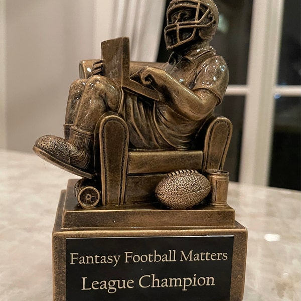 Fantasy Football Trophy League Trophy FFL Champ Champion Winner Fantasy ...