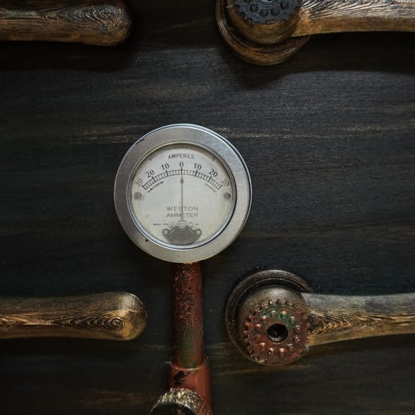 Rusty Gauges, Fussy Cut Gauges, Steampunk, Vintage Grunge, Retro Gauges ...