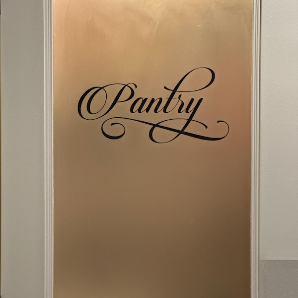 Front Door Monogram Decal, Storm Door Decal, Letter Monogram for Front ...