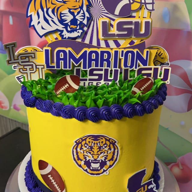 Lsu Birthday Party Cake
